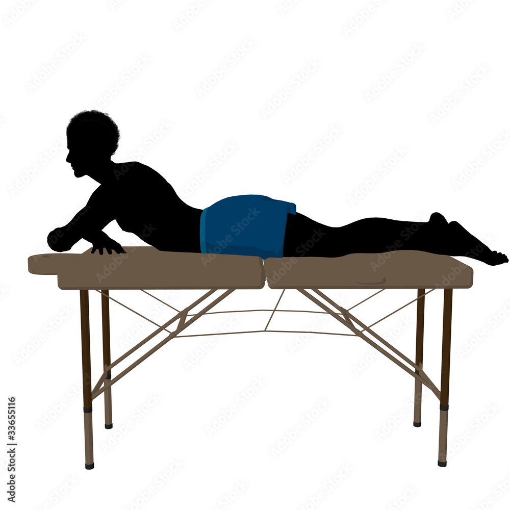 Massage Table Silhouette