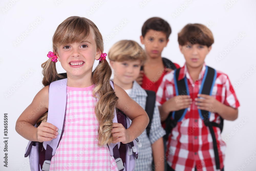 School children Stock Photo | Adobe Stock