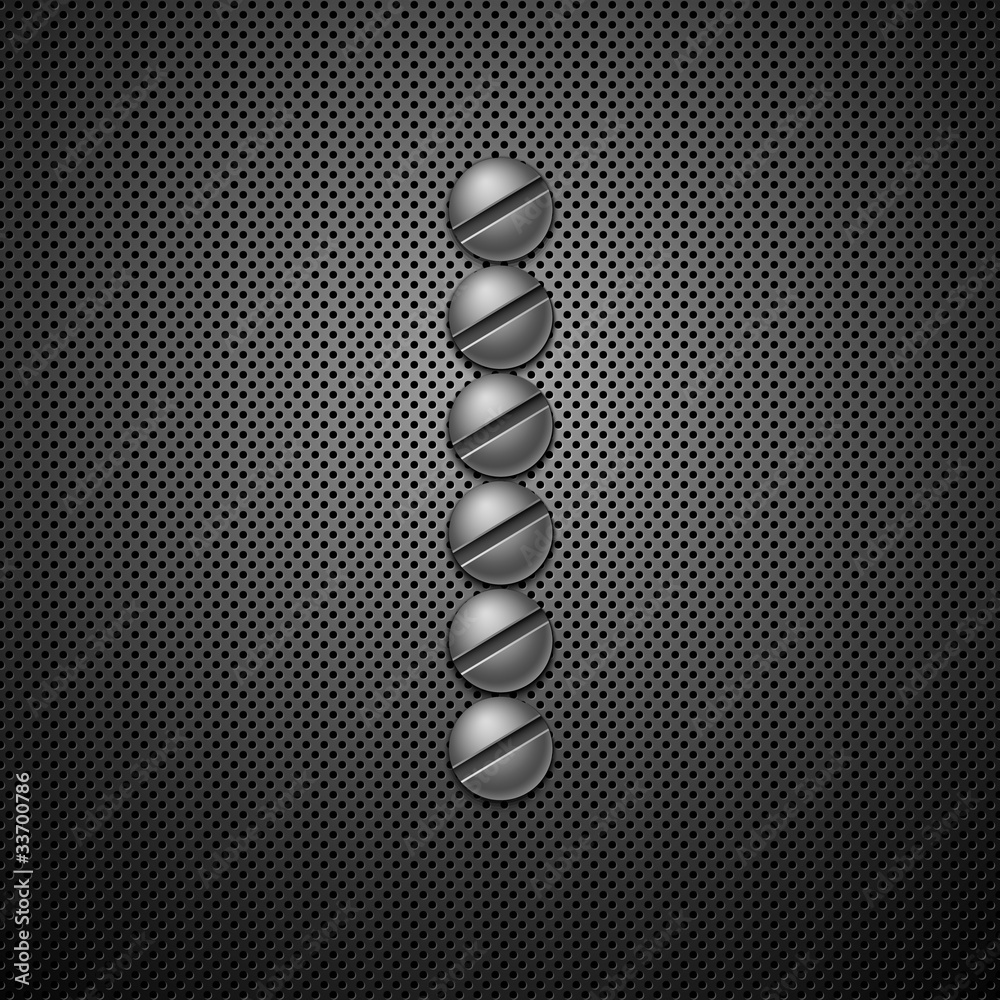 Abstract metal background. Vector illustration. Stock Vector | Adobe Stock