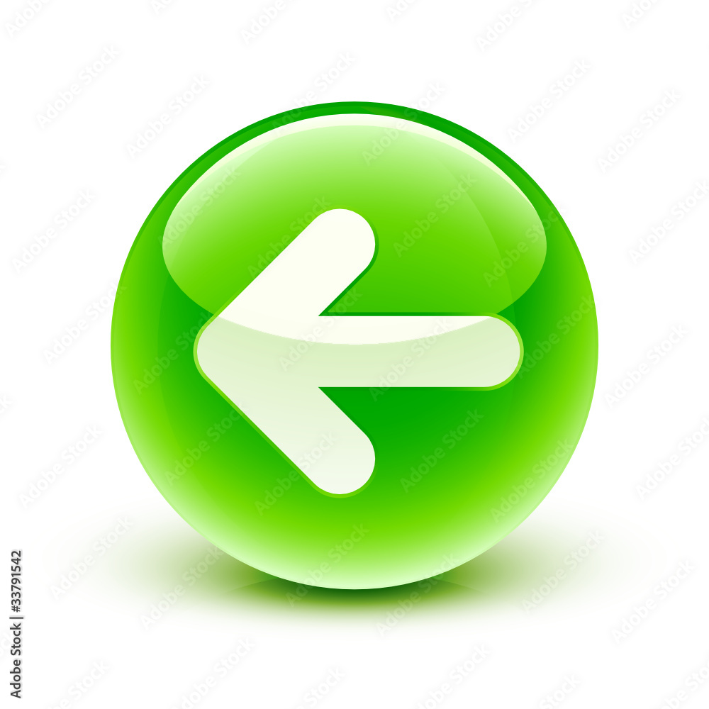 Vecteur Stock icône flèche précédant retour / arrow icon | Adobe Stock