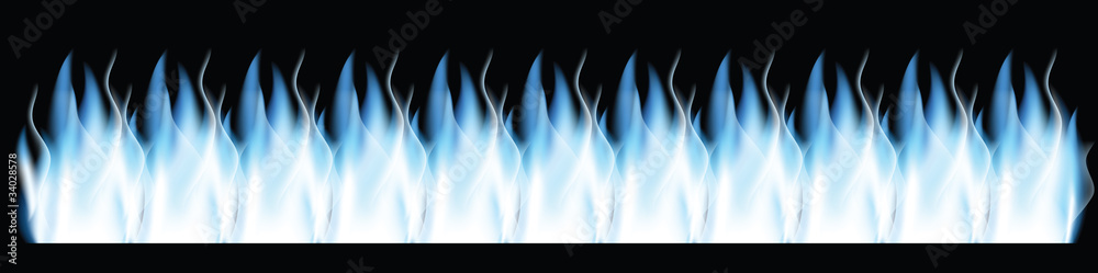 Fire stripe on the black background,used mesh.. Stock Vector | Adobe Stock