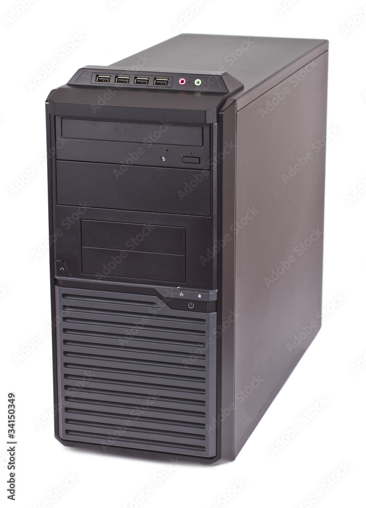 desktop computer as used in office installations Stock Photo | Adobe Stock