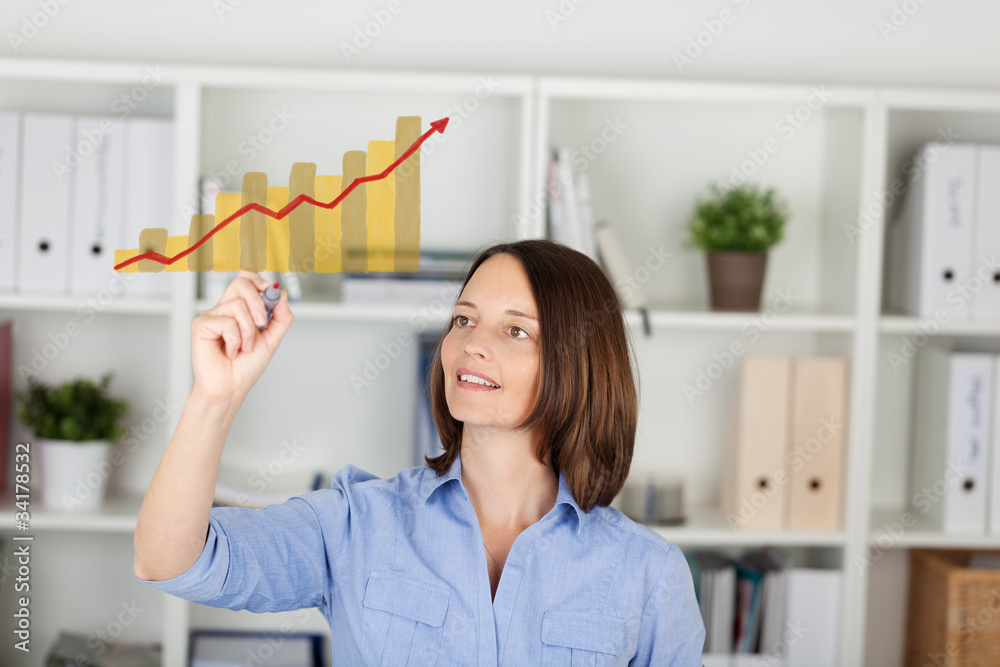 positive entwicklung Stock-Foto | Adobe Stock