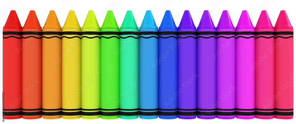 Crayons Stock Illustration | Adobe Stock