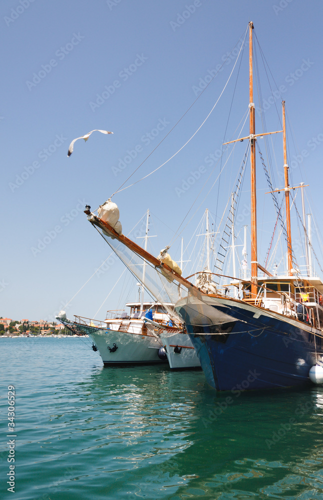 Sail Boats Stock Photo | Adobe Stock