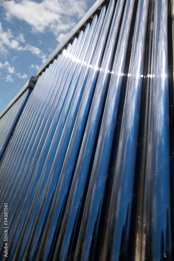 Solar collector two Stock Photo | Adobe Stock