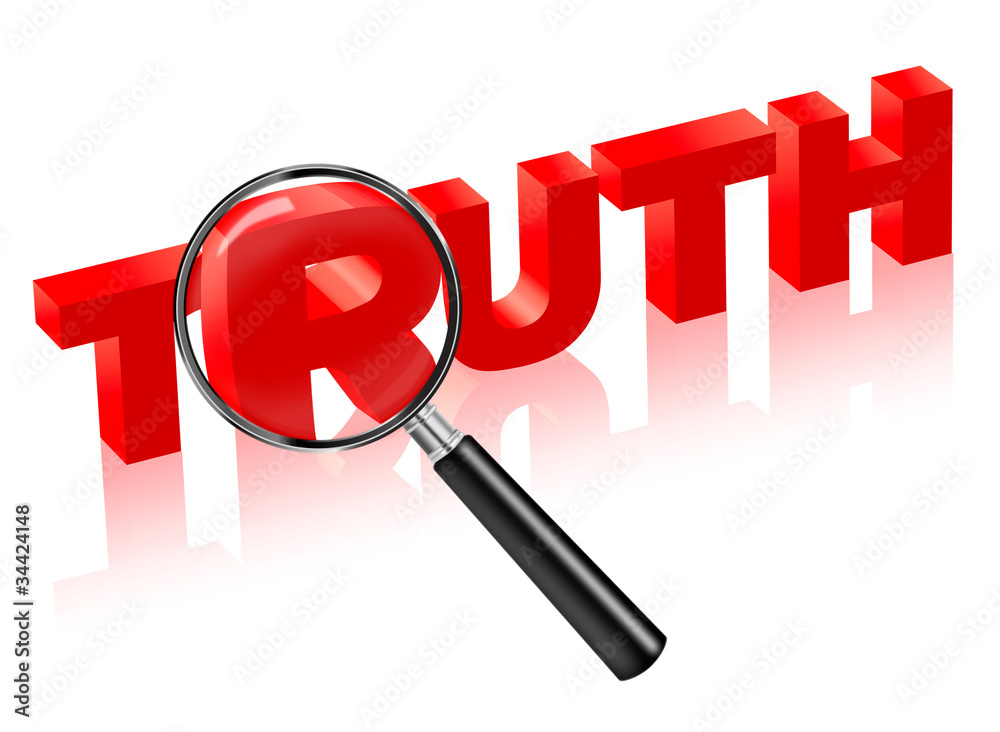 search the truth Stock Illustration | Adobe Stock