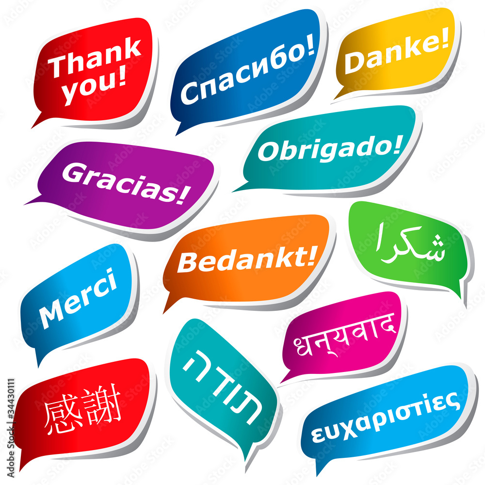 12 Ways To Say Thank You Obraz Na P tnie Plakat Fototapeta