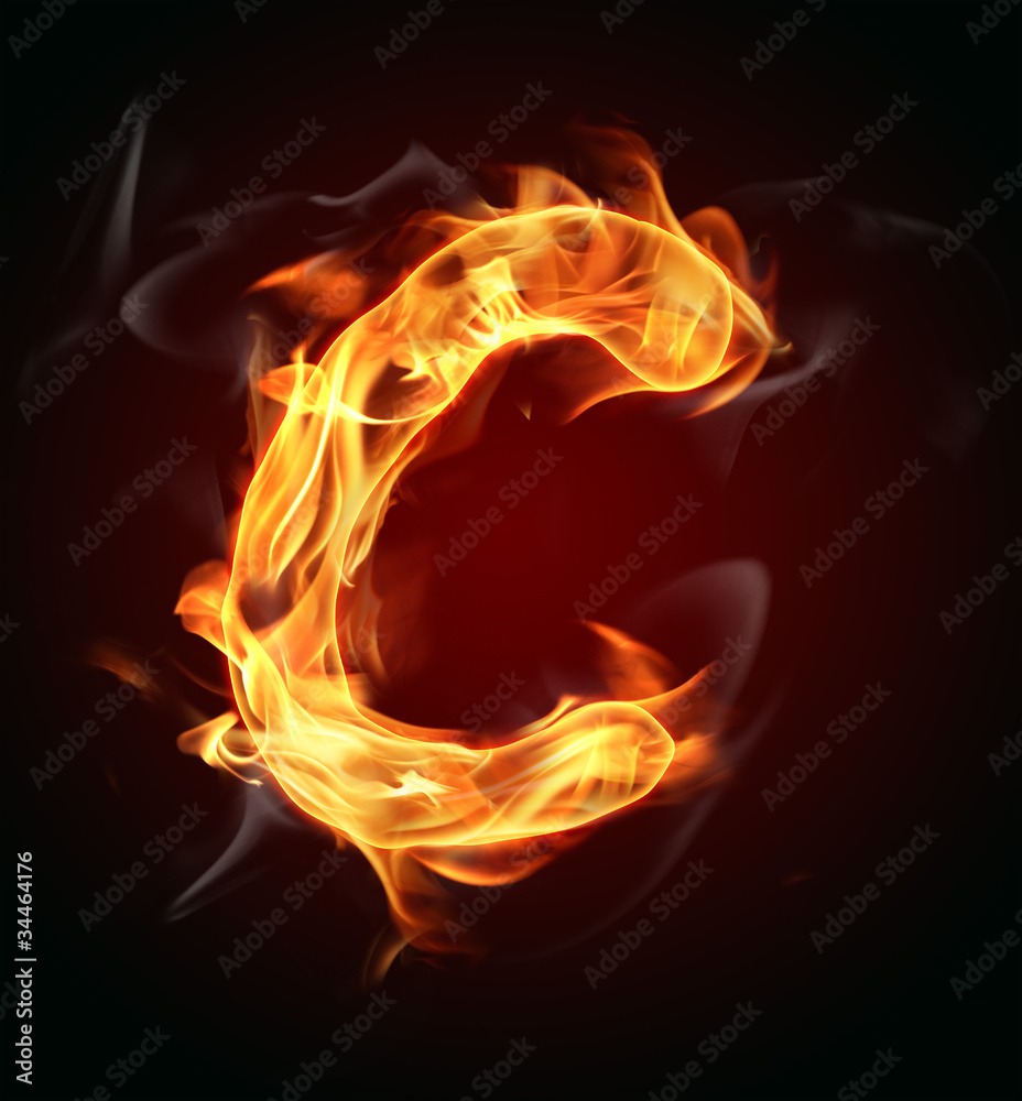 Letter C Fire