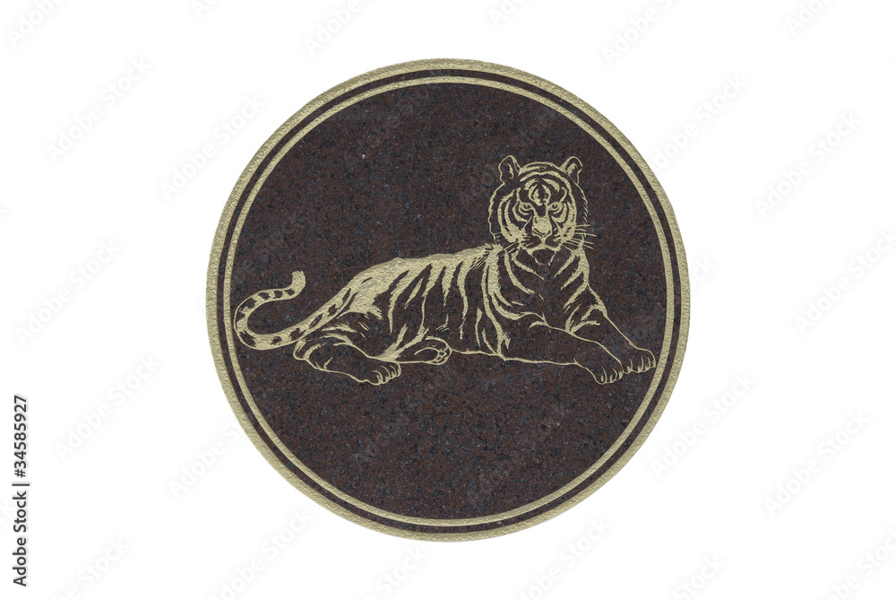 tiger in 12 chinese constellations Stock Photo | Adobe Stock