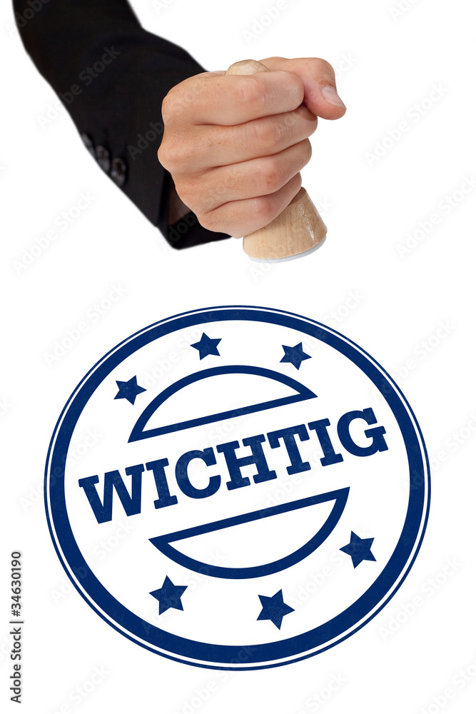 stempel wichtig Stock-Foto | Adobe Stock