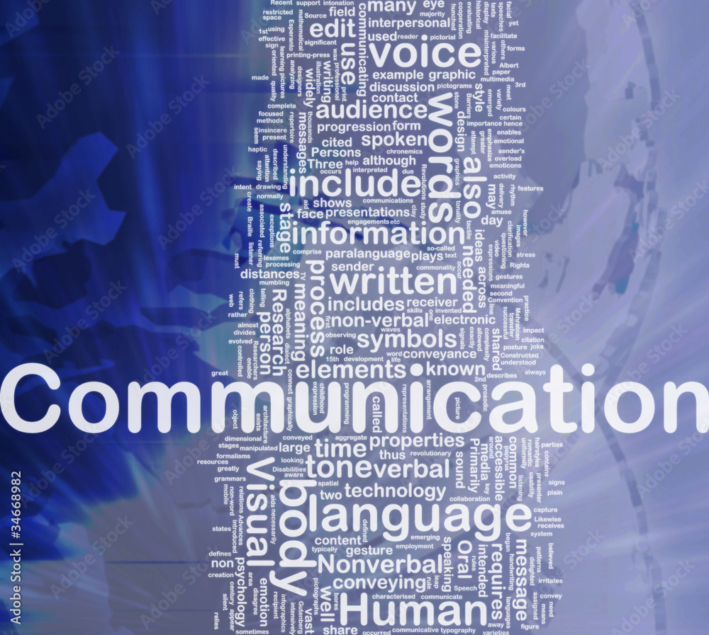 Communication background concept Stock-Illustration | Adobe Stock