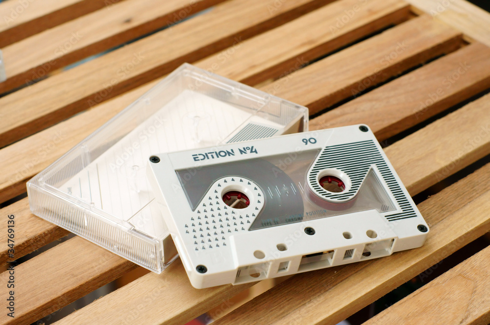 musik kassette cassette Stock-Foto | Adobe Stock