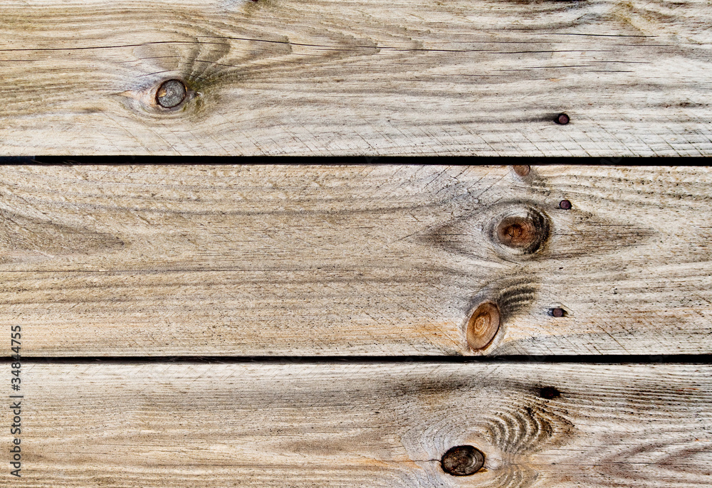 Holztextur mit Knoten und Risse (Wood textur with knots und crac Stock ...
