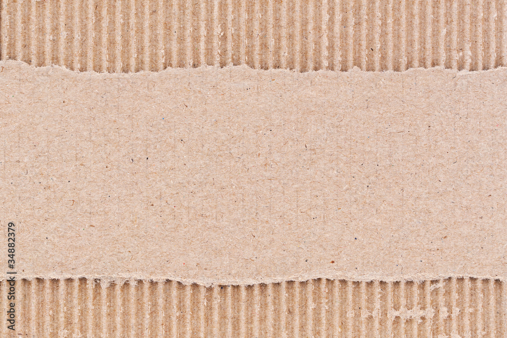 Feuille de carton ondulé Stock Photo | Adobe Stock