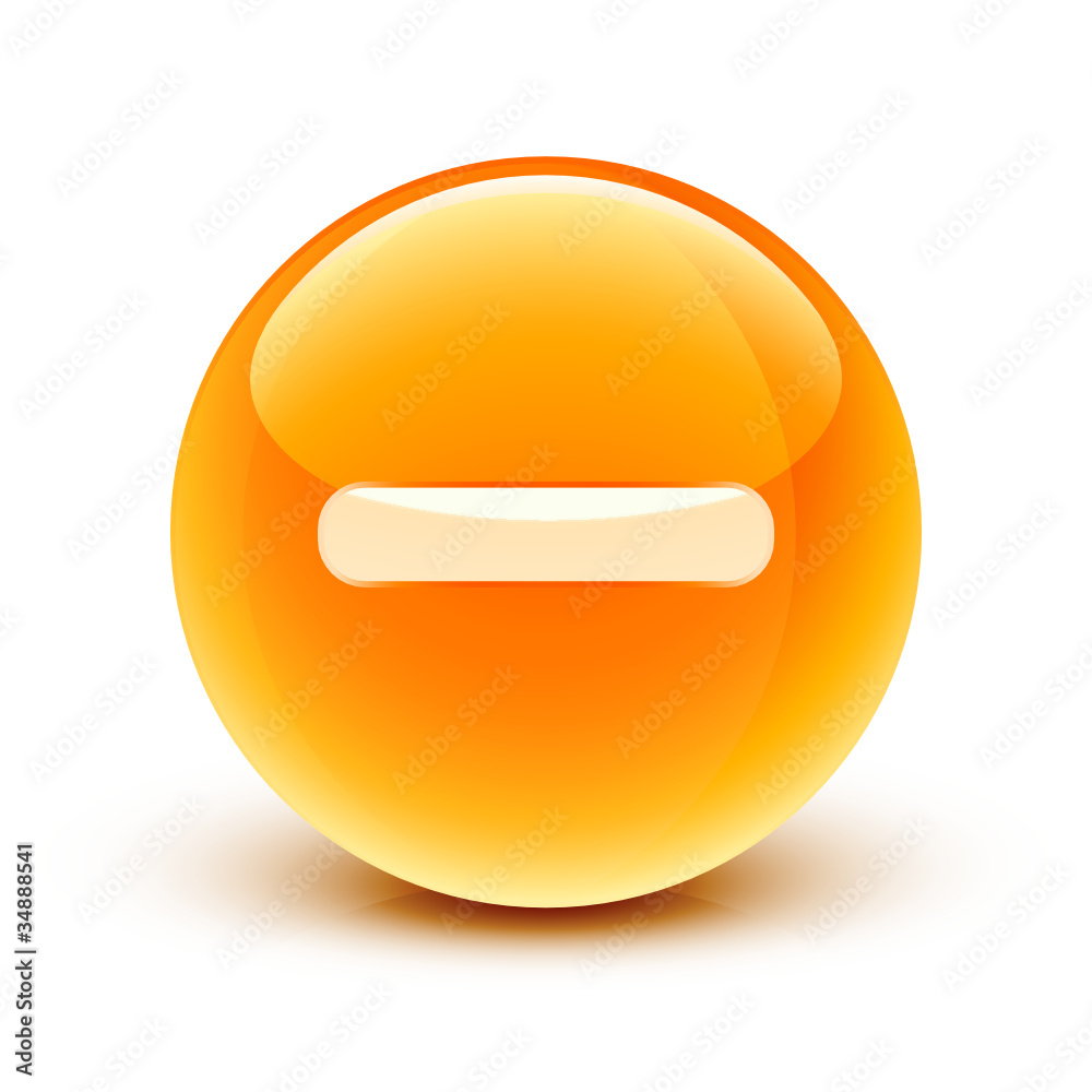 icône moins / minus sign icon Stock Vector | Adobe Stock