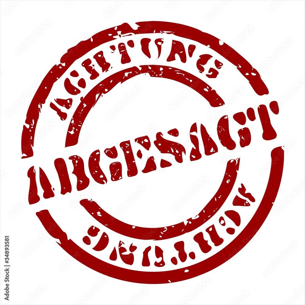 stempel abgesagt I Stock-Vektorgrafik | Adobe Stock