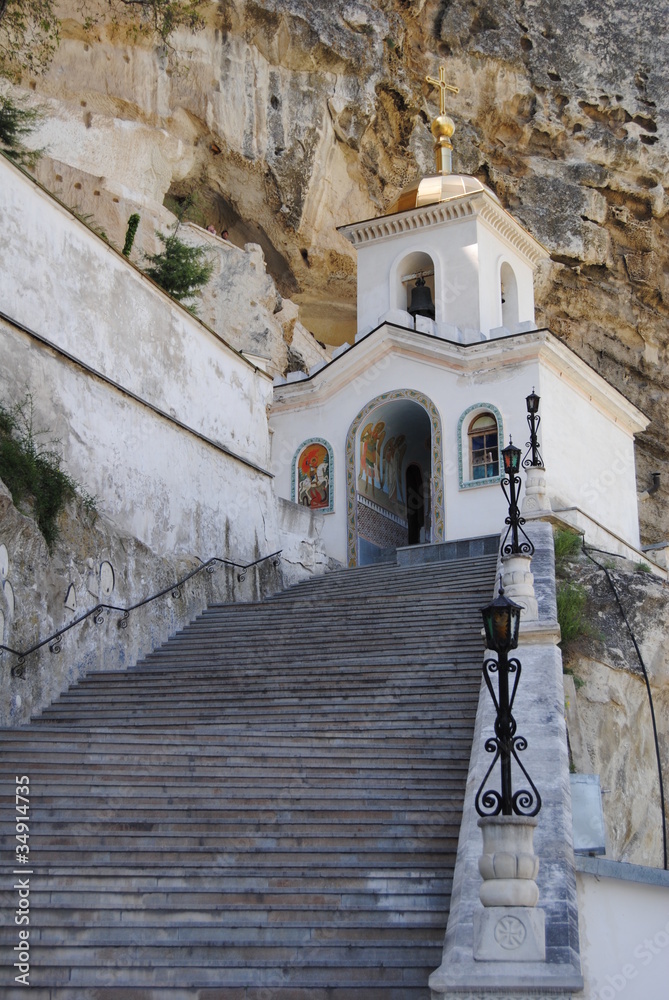monasteries Uspensky Cave Monastery Stock Photo | Adobe Stock