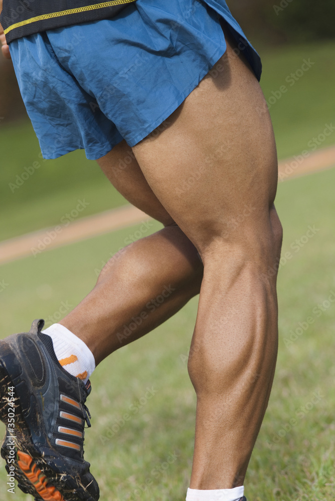 Close up of Hispanic man's legs Stock Photo | Adobe Stock