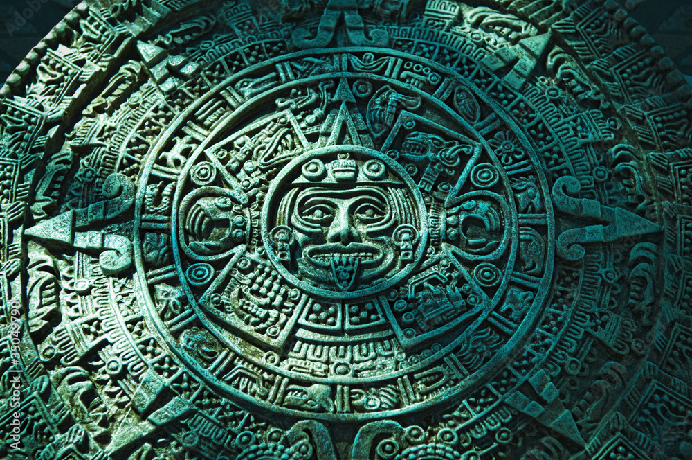 Green Aztech Backgrounds