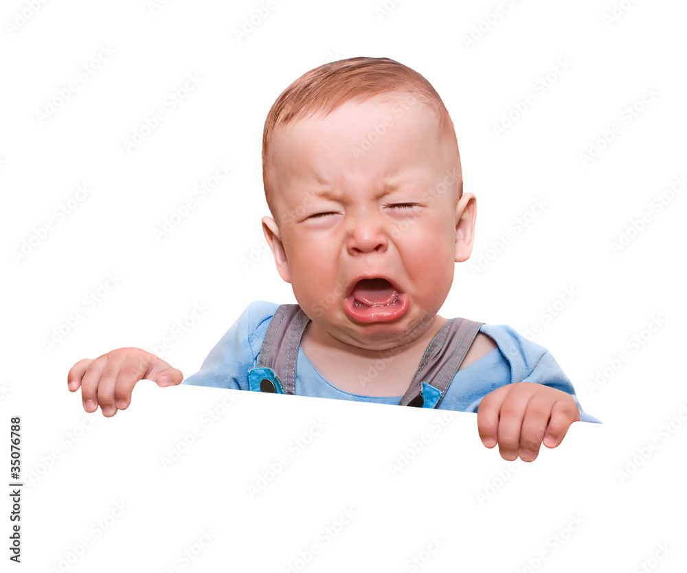 The crying boy Stock Photo | Adobe Stock