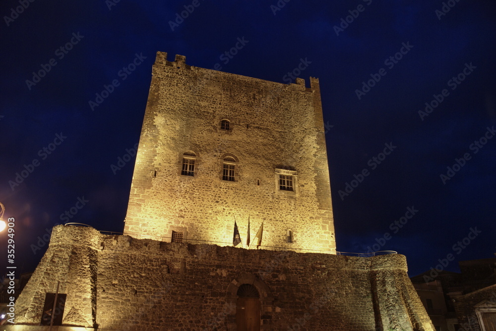 Castello Normanno di Adrano, Sicilia Stock Photo | Adobe Stock