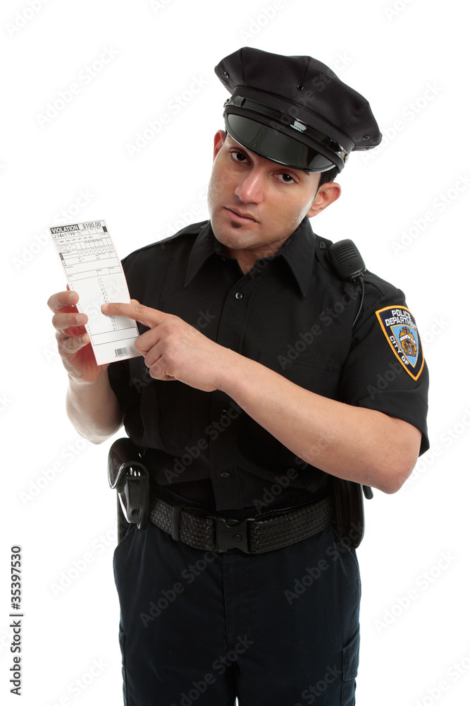 Police Giving Ticket