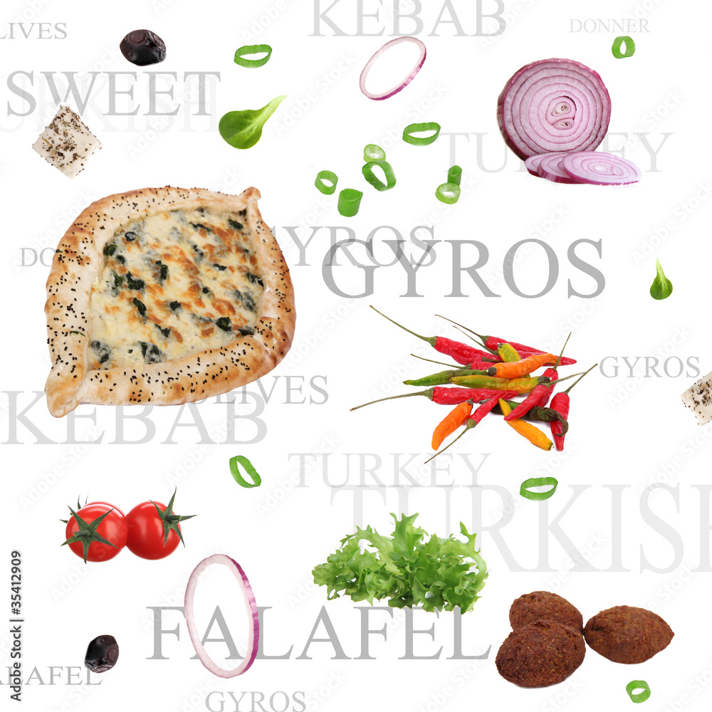 Orient food background Stock Photo | Adobe Stock