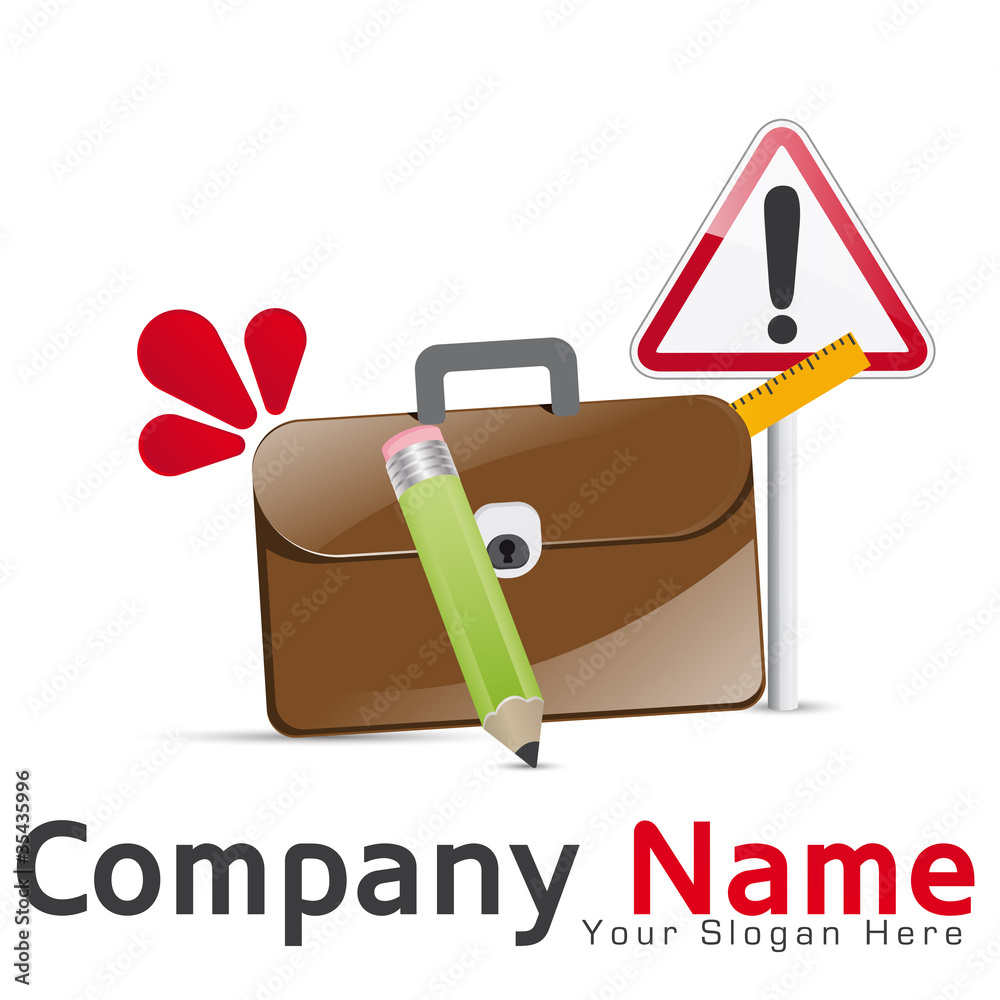 Vecteur Stock logo cartable | Adobe Stock