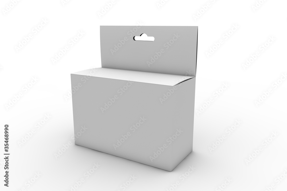Blank software box Stock Illustration | Adobe Stock