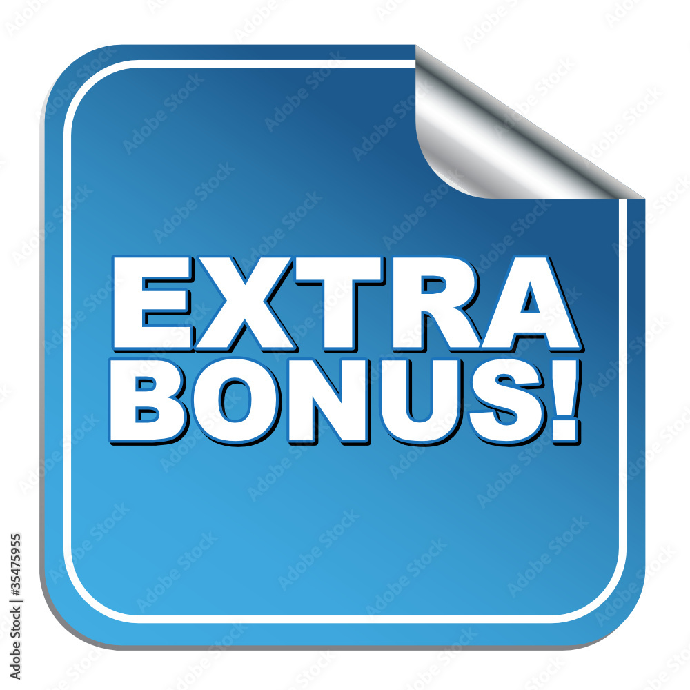 EXTRA BONUS ICON Stock Vector | Adobe Stock