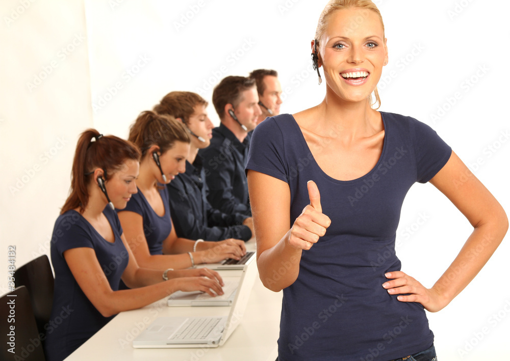 Motivierte Mitarbeiter Stock-Foto | Adobe Stock