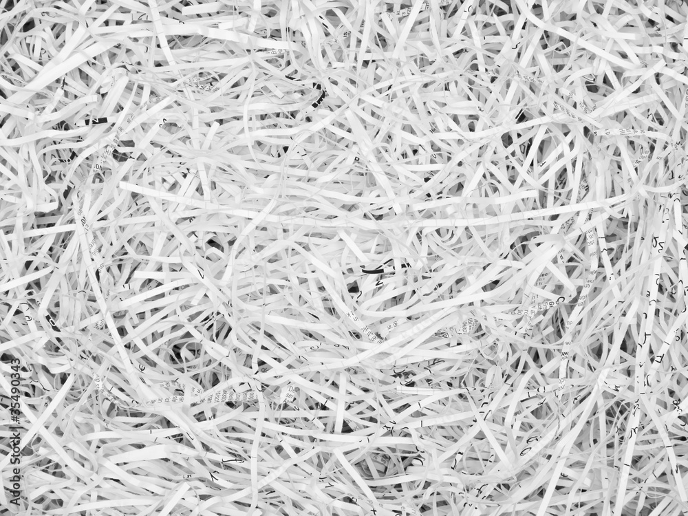 Shredded Paper Texture Background Stock Photo | Adobe Stock