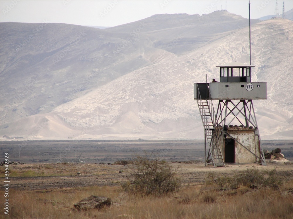 Watchtower near iranian border, eastern Turkey Stock Photo | Adobe Stock