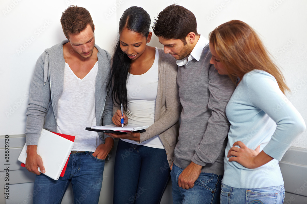 Studenten lernen gemeinsam Stock Photo | Adobe Stock
