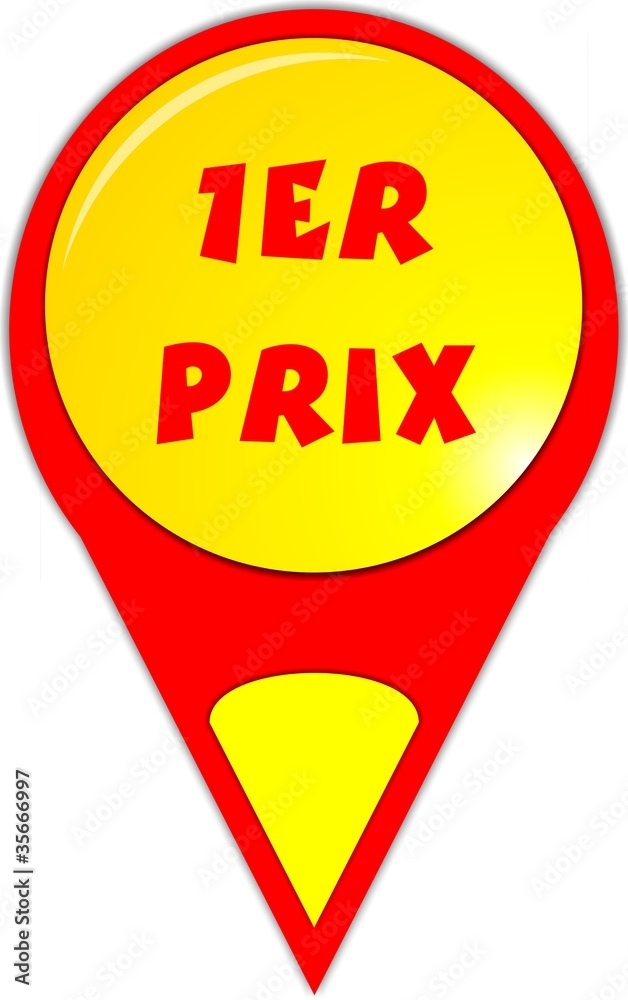 Vecteur Stock bouton 1er prix | Adobe Stock