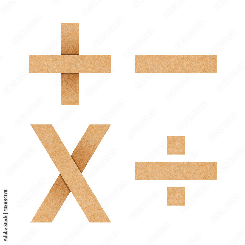 Origami alphabet letters from recycled paper with clippi Stock Photo ...