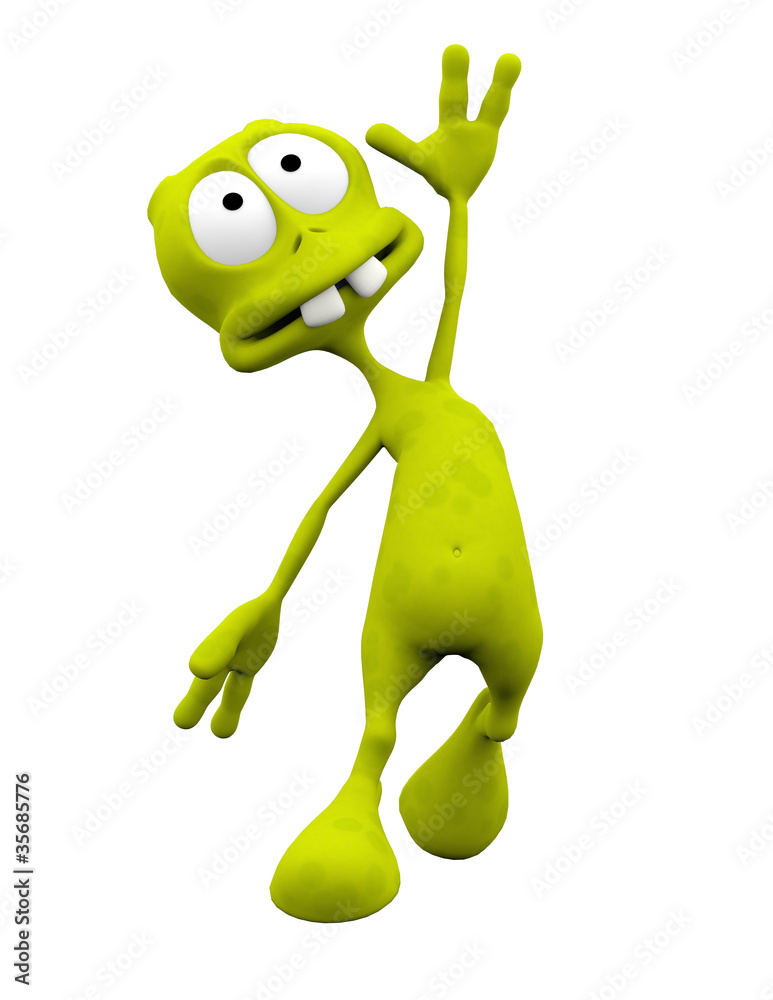 Green Alien Cartoon Network