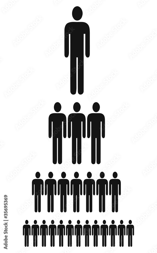 Piktogramm Pyramide Stock-Illustration | Adobe Stock