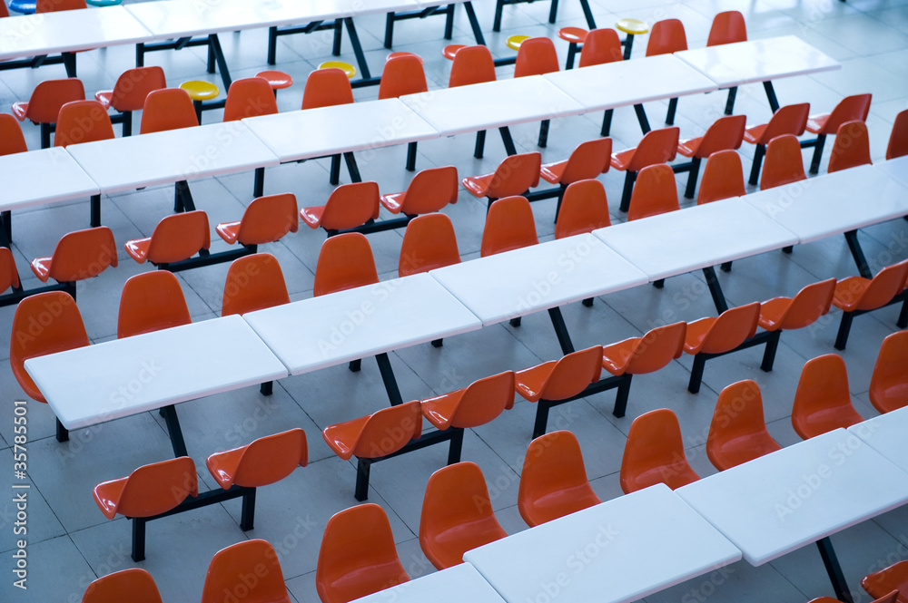school cafeteria Stock Photo | Adobe Stock