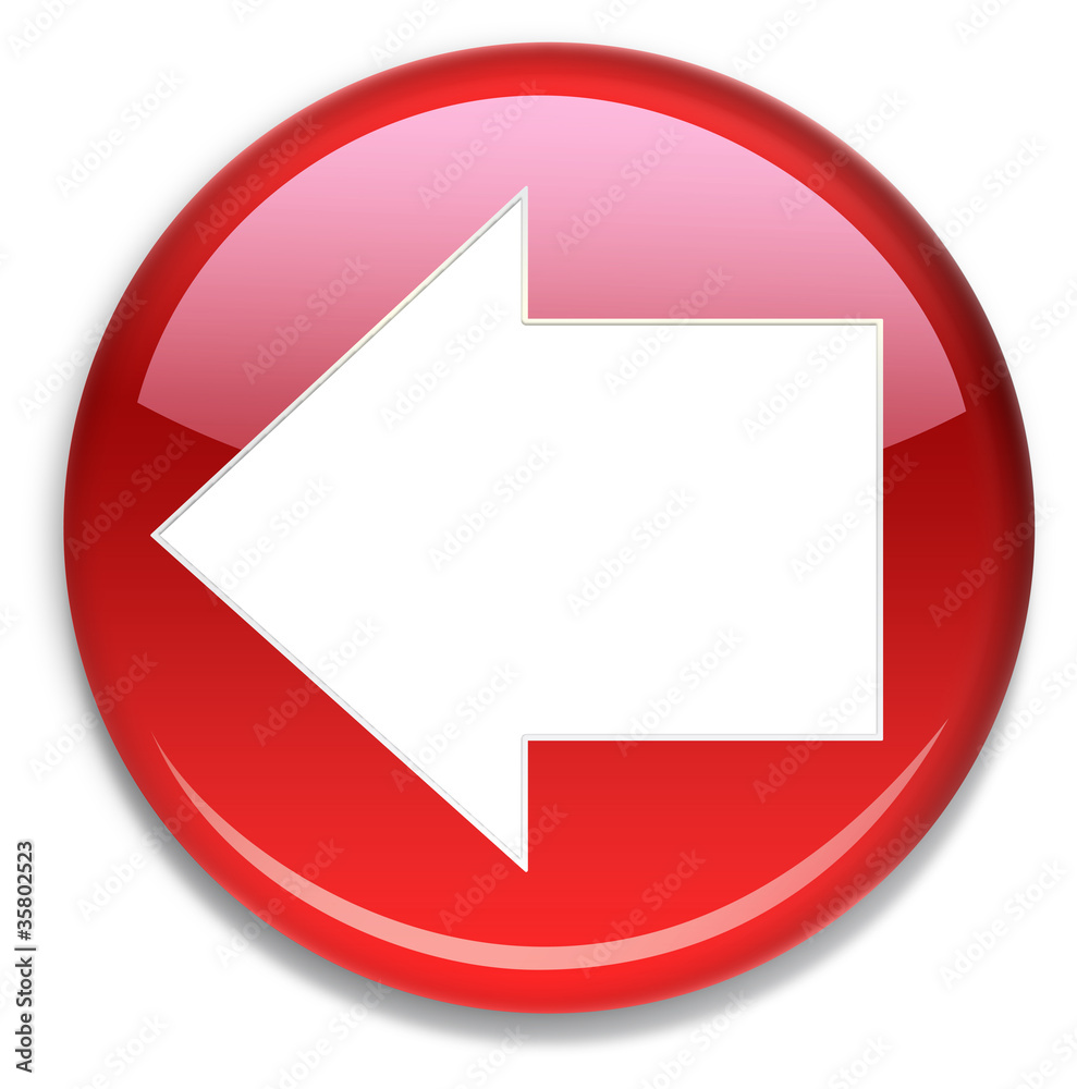 Button Pfeil links Stock-Vektorgrafik | Adobe Stock