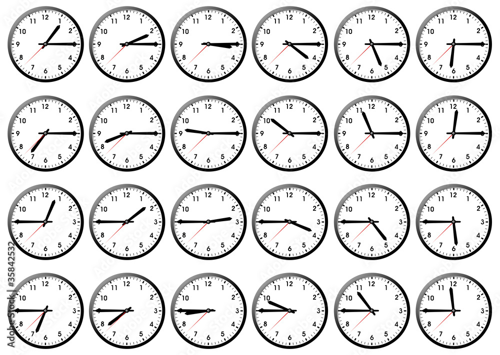 time collection 2 of 4 Stock Illustration | Adobe Stock