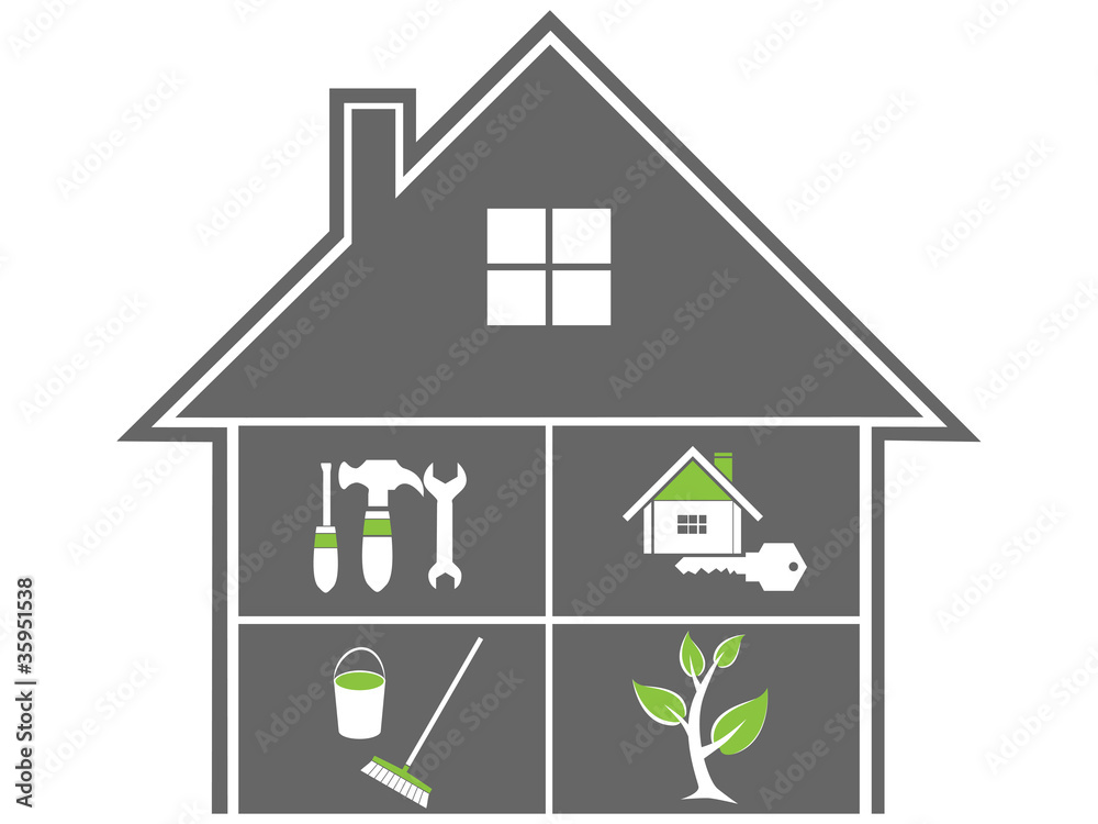 Facility Management Logo - Hausmeisterservice - Logo Stock Vector ...