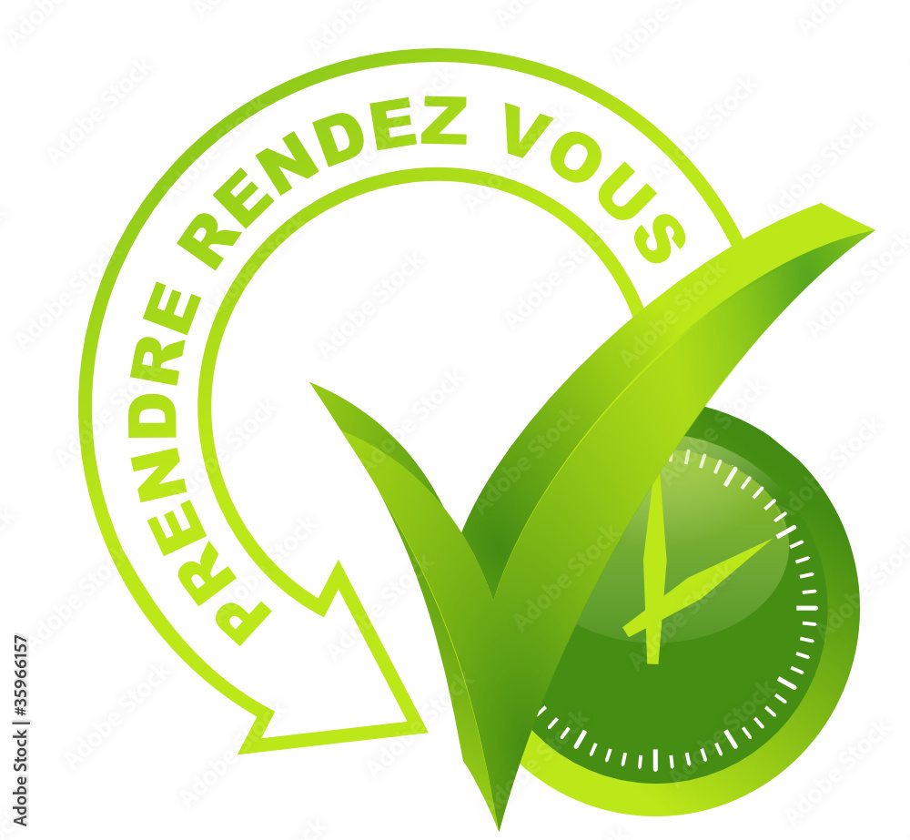 prendre rendez vous sur symbole 3d vert Stock Vector | Adobe Stock