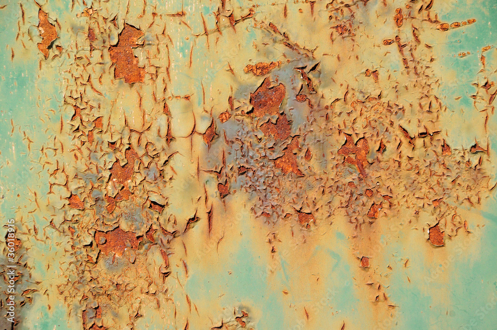 rust and paint metal texture Stock Photo | Adobe Stock