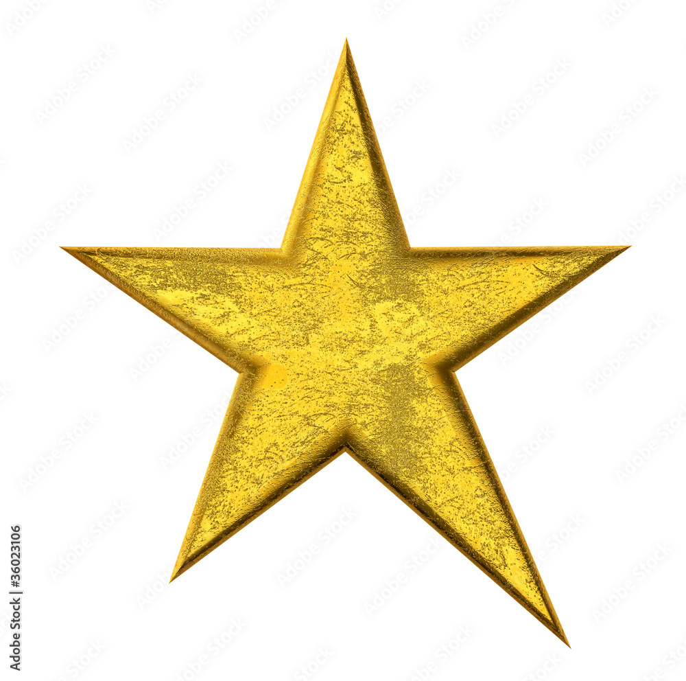 Weihnachten - Goldener Stern Stock-Foto | Adobe Stock