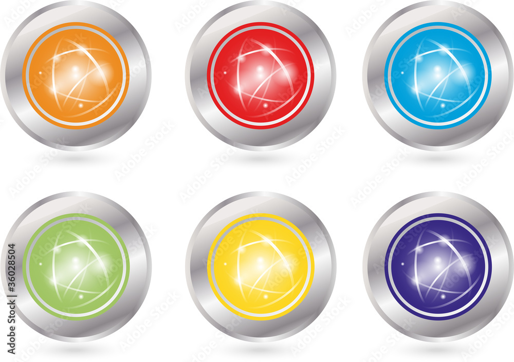 Logos, Zeichen, Symbole, Design, Elements, Button Stock Vector | Adobe ...