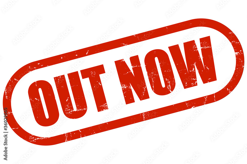 ภาพประกอบสต็อก Grunge Stempel rot OUT NOW ภาพ | Adobe Stock