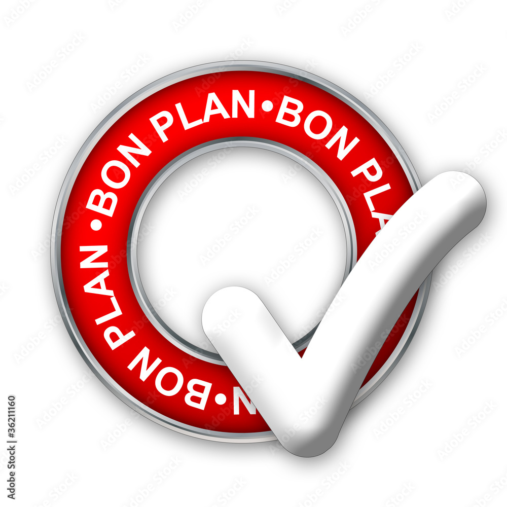 Tampon Publicitaire BON PLAN (bonnes affaires offres spéciales ...
