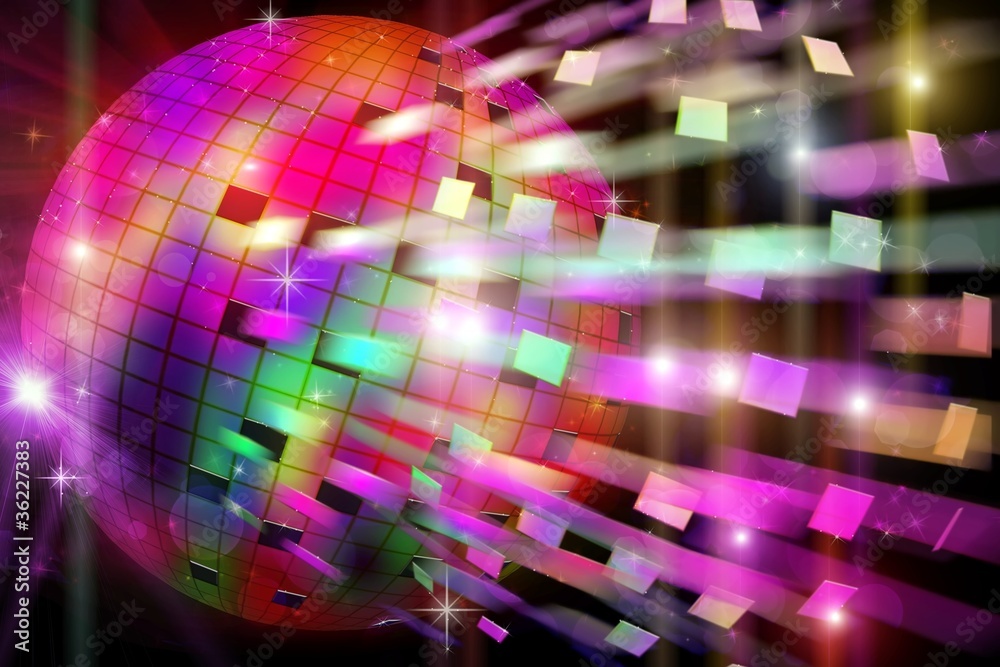 Exploding Disco Ball
